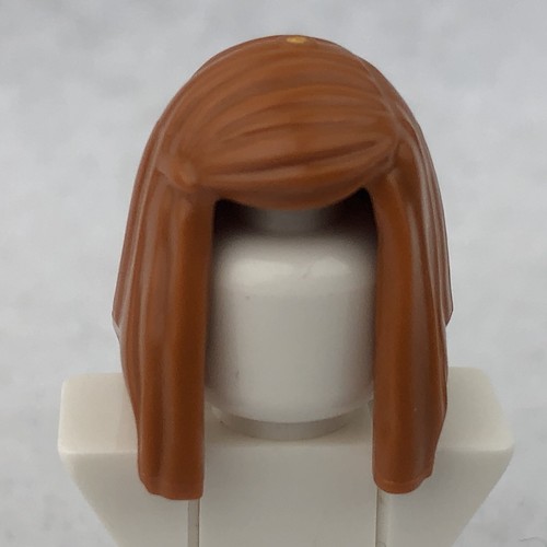 LEGO 92083 Dark Orange Minifigure, Hair Female Long Straight with Left ...