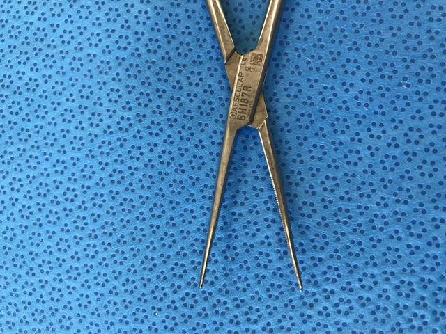 AESCULAP BH187R Jacobsen Hemostatic Forceps Curved 7.5” for sale online ...