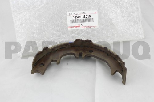 4654048010 Genuine Toyota SHOE ASSY, PARKING BRAKE NO.1, RH/LH 46540 ...