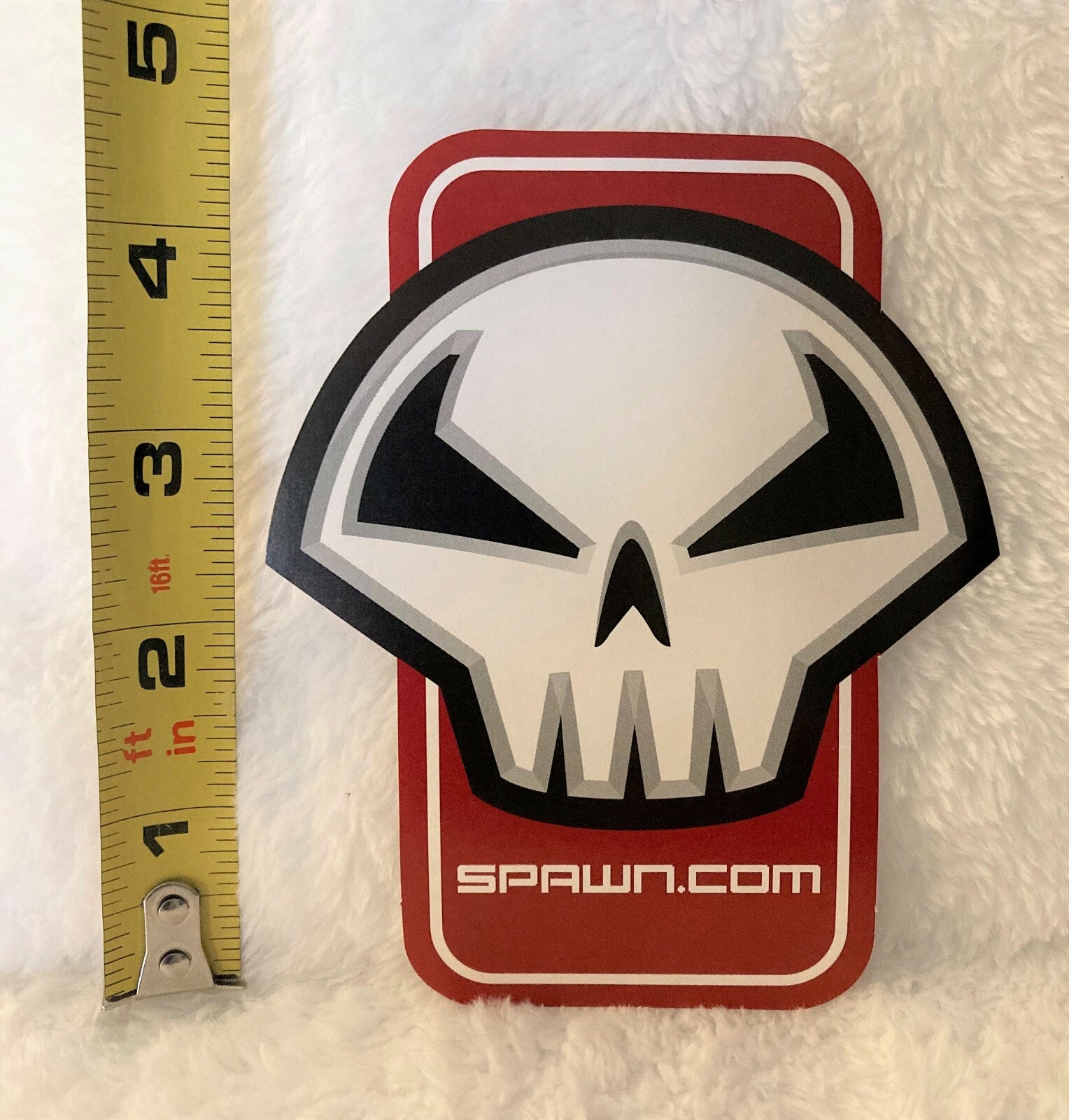 SPAWN LOGO Promo STICKER Decal Todd McFarlane Toys Comics Exclusive ...