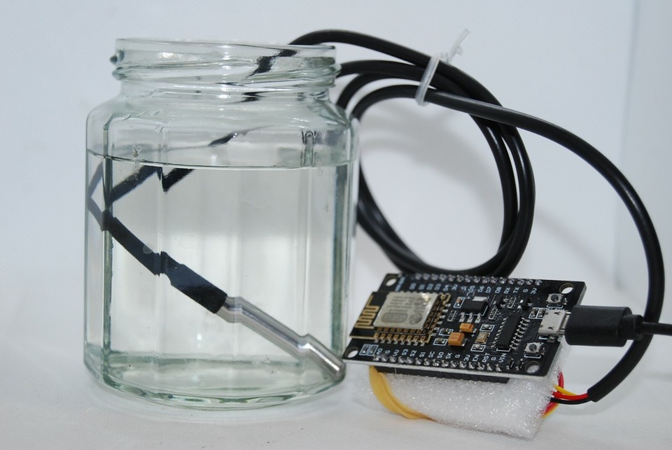 WaterProof WI-FI Wireless Monitor Tank Water Outdoor/Indoor TemperTure ...