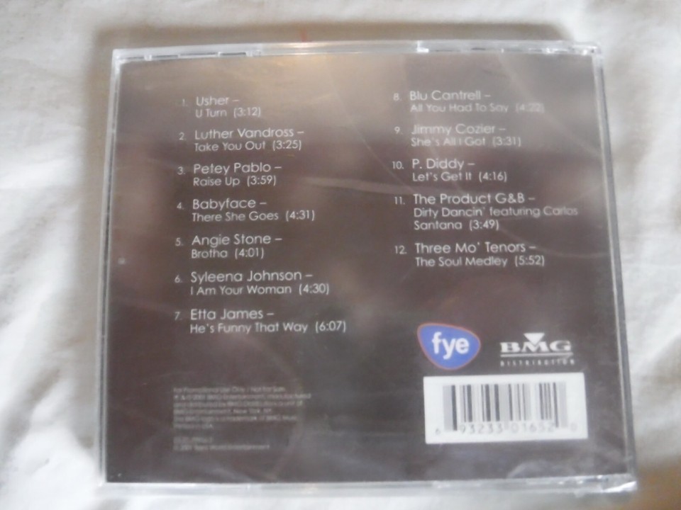 FYE Selects Vol 1 - Urban - Usher/Angie Stone/Babyface/P.Diddy CD | eBay