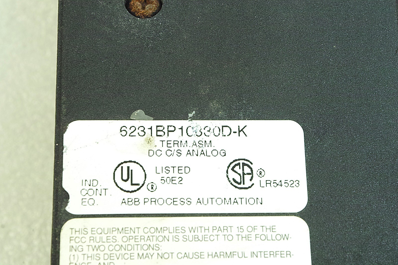 ABB TAYLOR MOD 300 6231BP10810 24/48 VDC 6A MAX 6231BP10830D-K | eBay