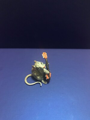 Rat Playing Banjo Bronze Miniature | eBay