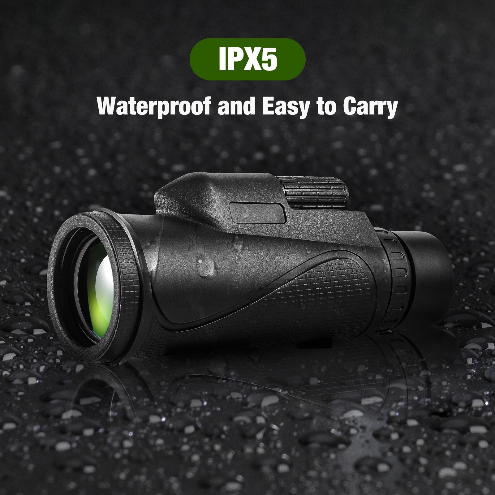 40x60 Monocular Telescope - High Power Outdoor Monocular - Waterproof ...