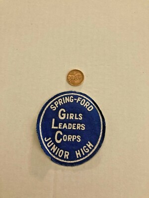 Vintage 3" Spring Ford Rams Girls Leaders Corps Jr High School Sew On ...