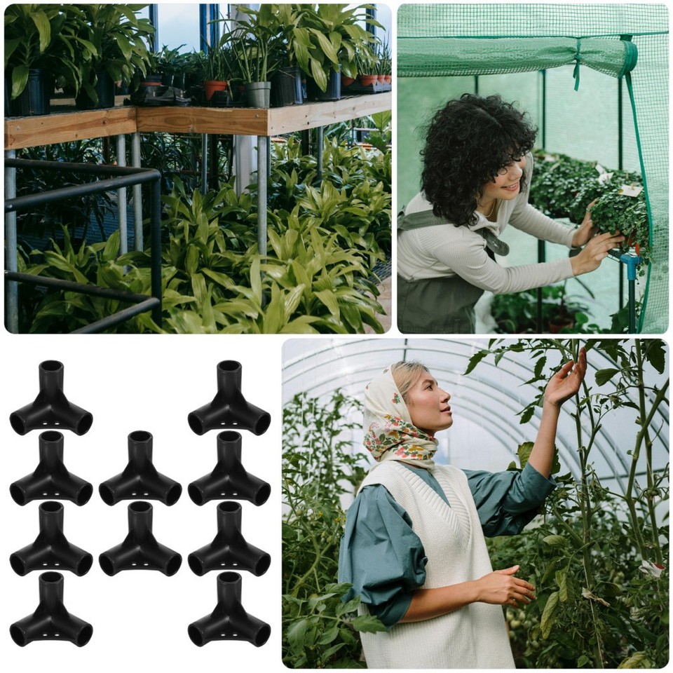 10PCS Shoe Stand Connector 3 Way Pipe Joint Connector rack shelf ...