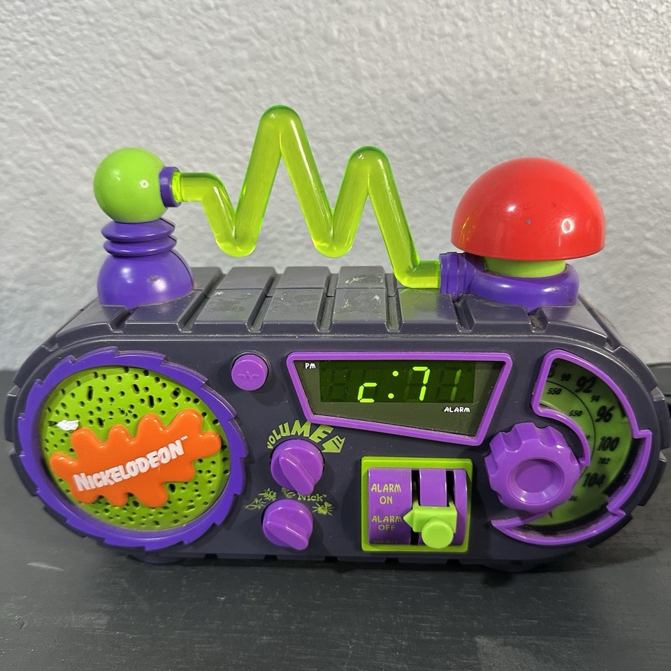 Vintage 1995 Nickelodeon Time Blaster Rise Slime Alarm Clock Work | eBay