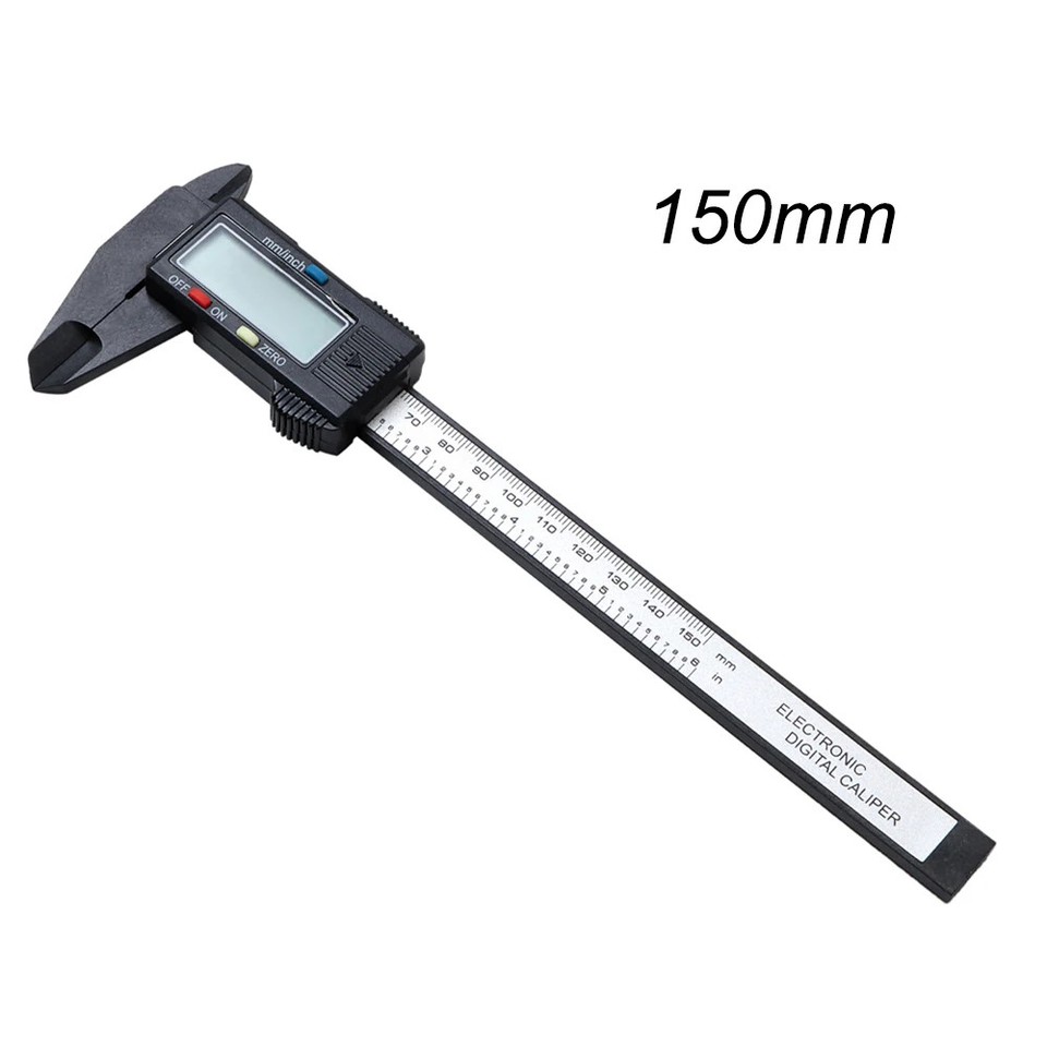 6" Digital Caliper Carbon Fiber Electronic Micrometer Watch Repair ...