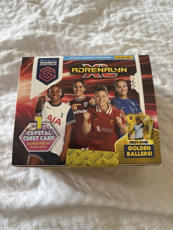 Full box 36 packs Panini WSL Womens Super League Adrenalyn XL 2025 ...