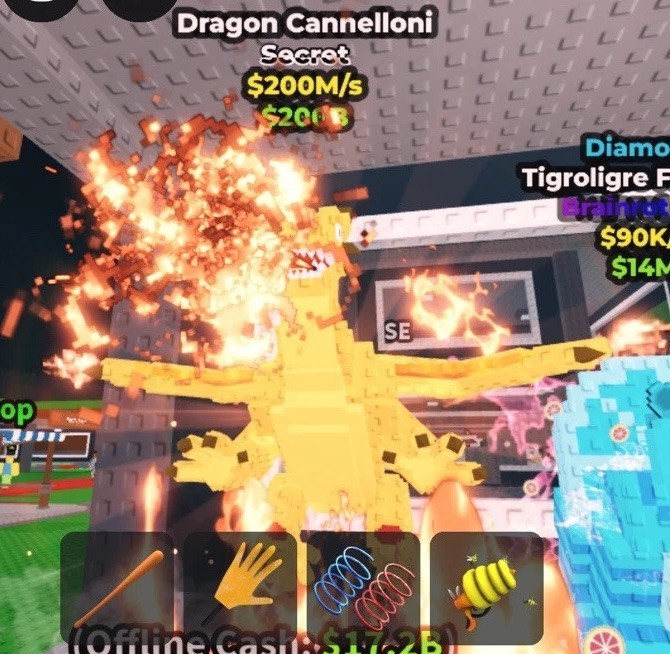 Dragon Cannoli Steal A Brain Rot 200m | eBay