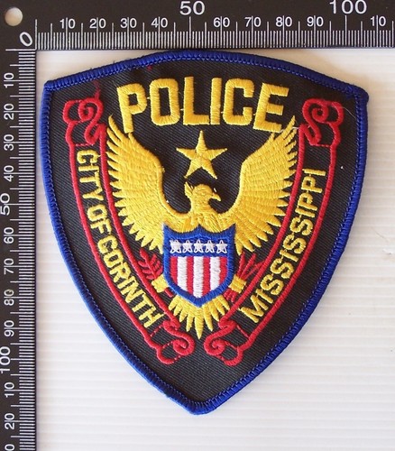 VINTAGE CORINTH POLICE DEPARTMENT MISSISSIPPI US EMBROIDERED UNIFORM ...