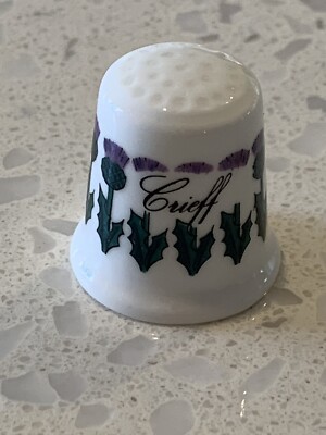 St Andrews Pottery Scotland Thimble Crieff Collectable | eBay