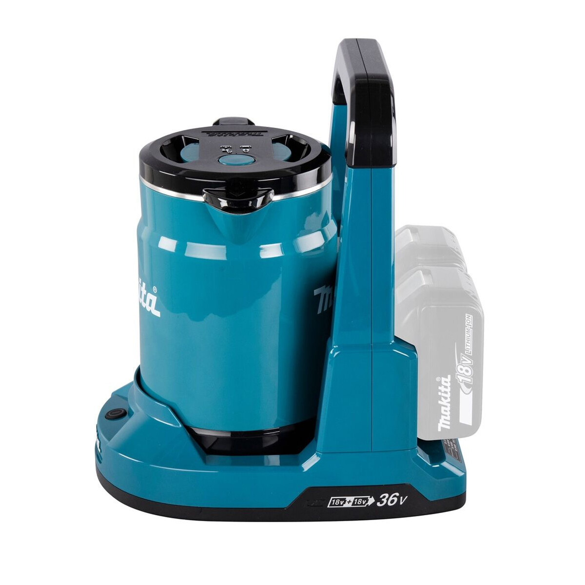 Makita DKT360 18V / 36V LXT Cordless Kettle With 2 x 5.0Ah Batteries ...