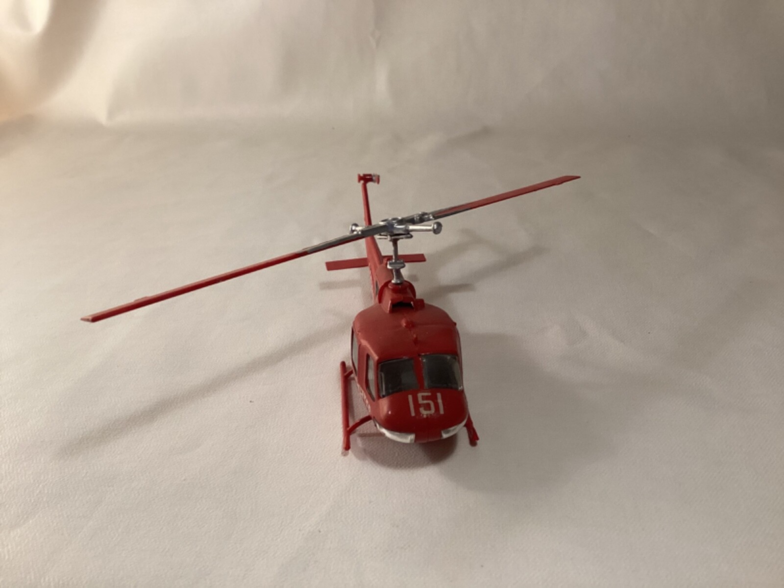 Bell UH-1H Iroquois Huey Smokey fire Helicopter - Built Plastic Model ...