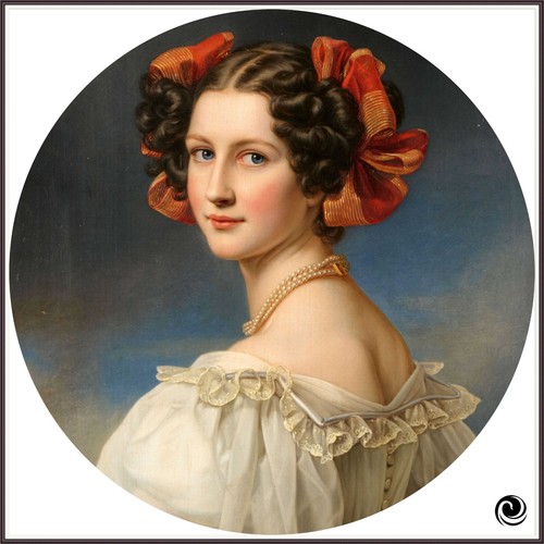 Portrait of Auguste Strobl 171o - Chart Counted Cross Stitch Pattern | eBay