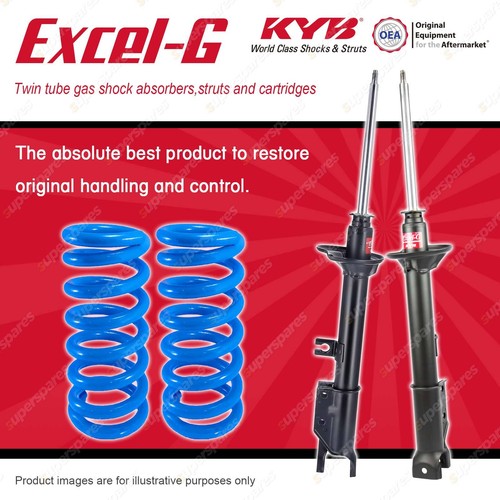 Rear KYB EXCEL-G Shock Absorbers + Standard Coil Springs for MAZDA 323 ...