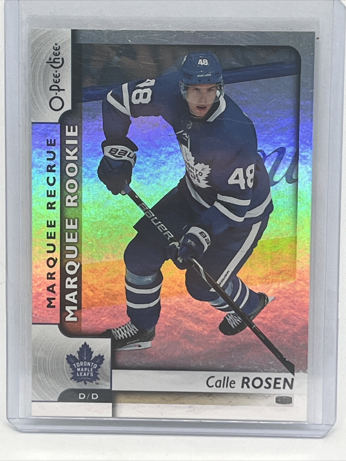 Toronto Maple Leafs - Calle Rosen - 17/18 OPC - Marquee Rookie Silver ...