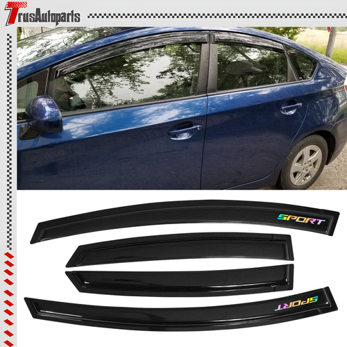 For 10-15 Toyota Prius Window Visor Rain Guard Vent Smoke Acrylic w ...