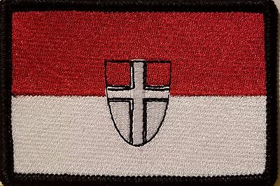 VIENNA AUSTRIA Flag Patch With Hook & Loop Fastener Tactical BLACK ...