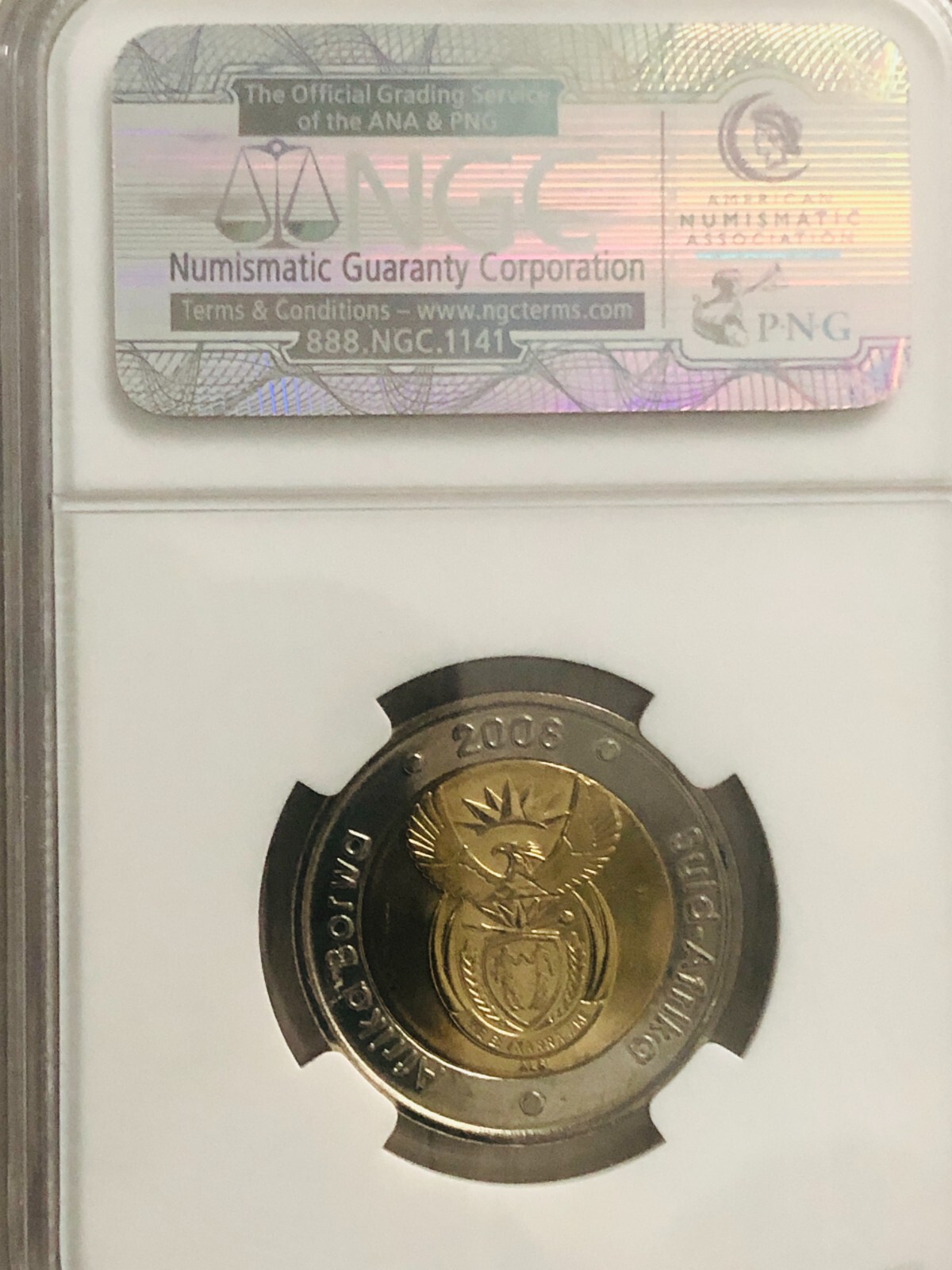 2008 South African Nelson Mandela R5 MS 67 R5 Coin | eBay