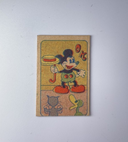 Mickey Mouse Vintage Super rare card Mini menko japanese No,6 | eBay