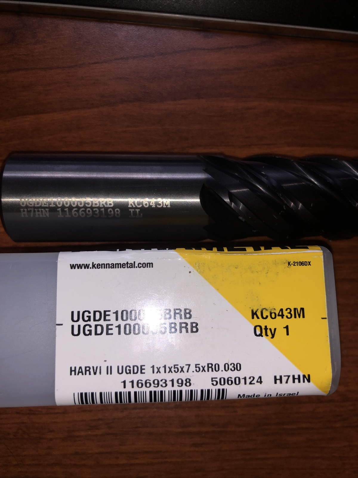 kennametal Harvi II UGDE 1000J5BRB | eBay