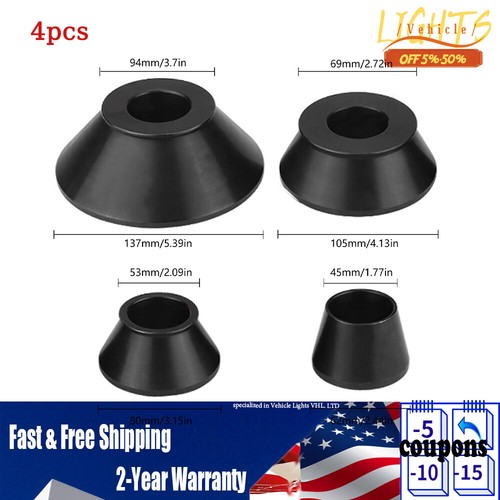 4x Wheel Balancer Adapter Cones Standard Taper Cone Kit Tire Balancer ...