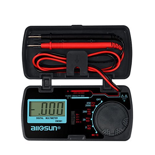 all-sun Digital Multimeter / DMM / Multi Tester Amp / Ohm / Volt Meter ...