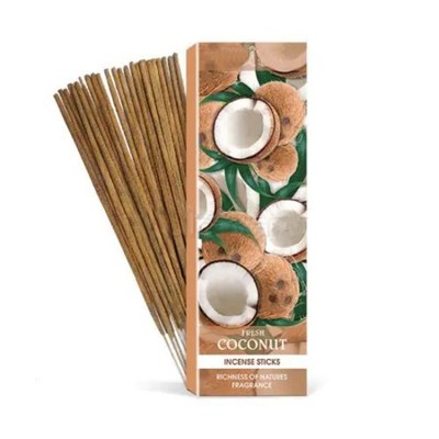 Fresh Coconut Incense Sticks Pure Scented Agarbatti Premium Quality | eBay