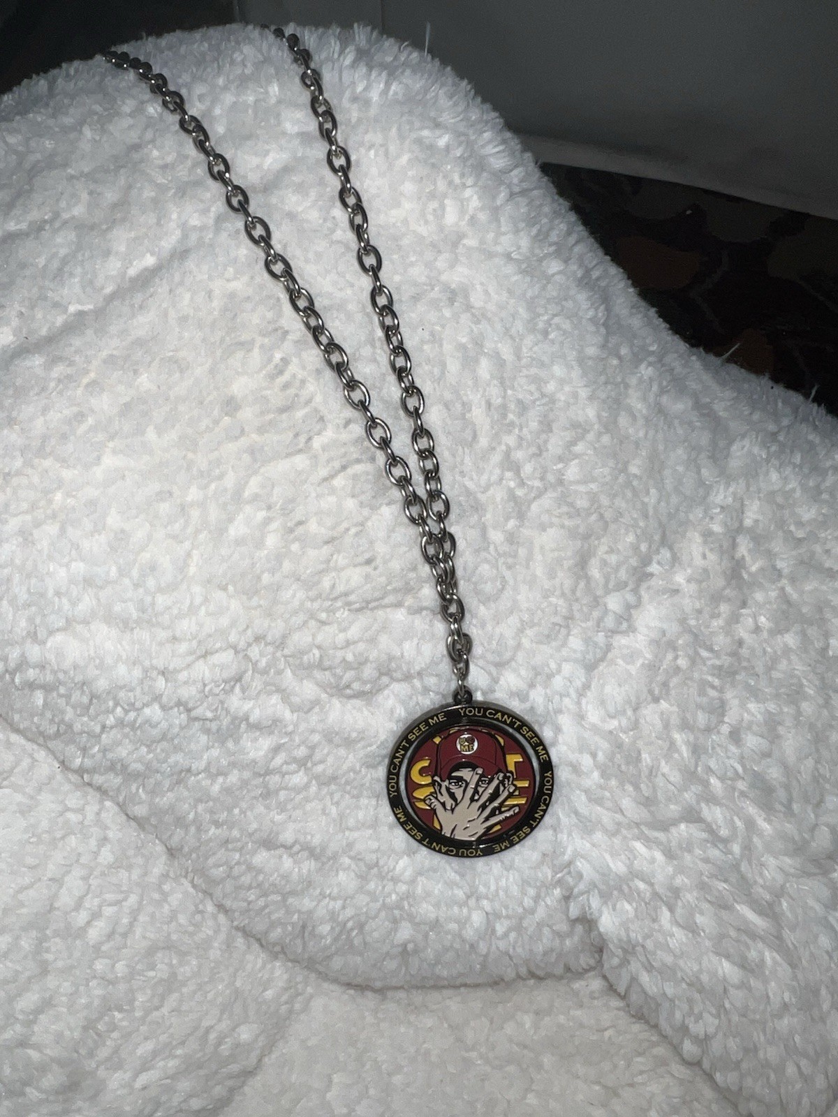 WWE John Cena Approved Spinner Pendant Necklace/Chain… - Gem
