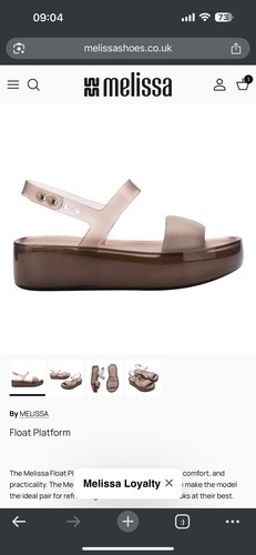 Melissa Float Platform Sandals Uk 5 Mid Height | eBay UK