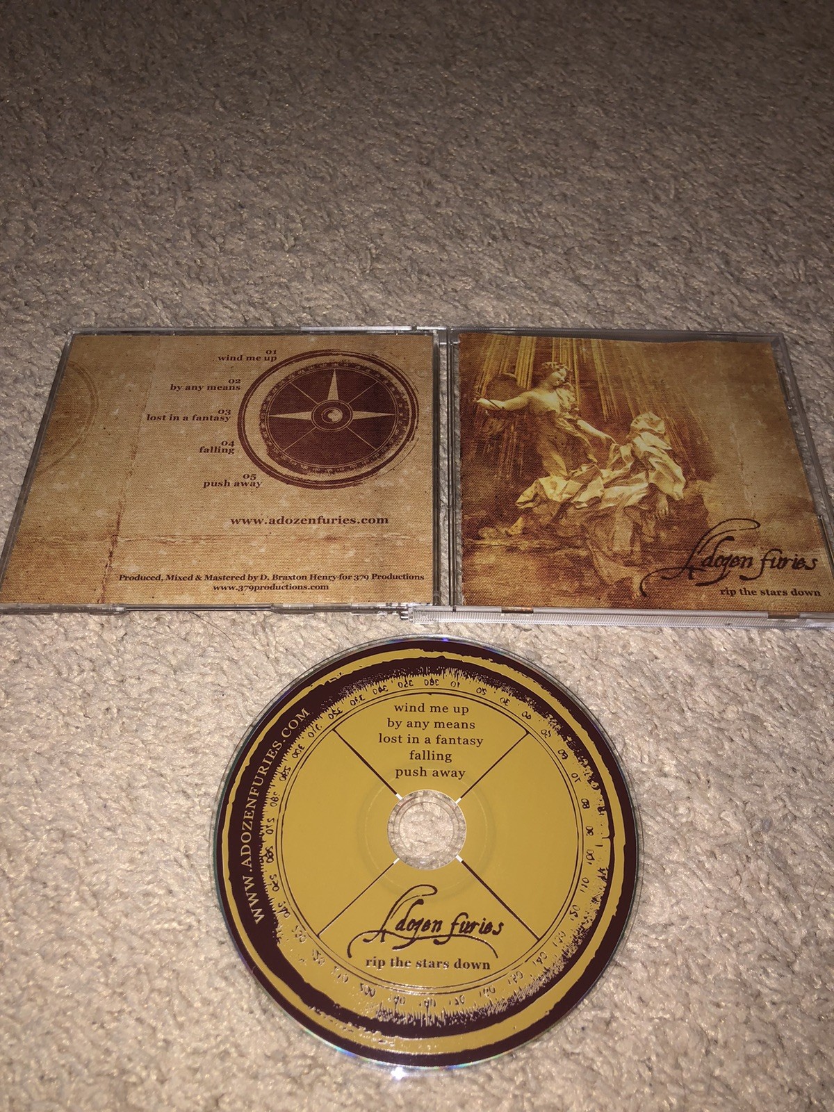 Rip...By A Dozen Furies CD EP RARE! MC Caliban Narziss Mendeed Cipher ...