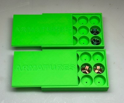 SCS Hobbies Afx Aurora Autoworld Dash Fray Armature Storage Case Lot Of ...