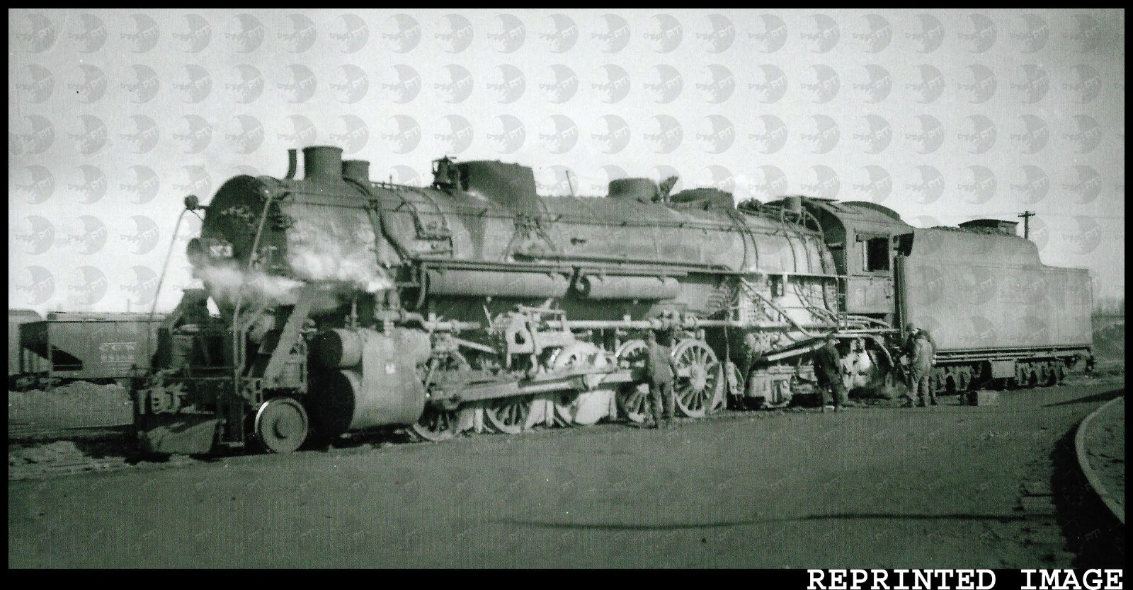 Chicago Great Western Railroad CGW Engine 853 Texas Type 2-10-4 Oelwein ...