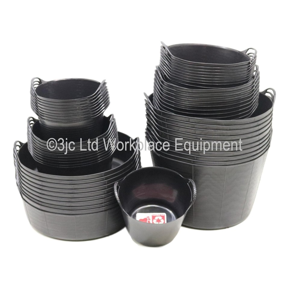 Genuine Gorilla Tub Trug Flexible Storage Carrying Bucket Feeding Water ...