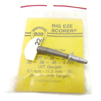 Vintage Sportman's Rig Products Rig Eze Scorer 22 Caliber Target Plug ...