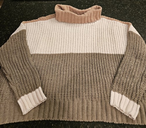 POL 2x Cowl Neck Cable Knit Sweater | eBay