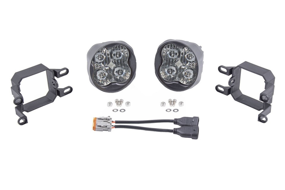 SS3 LED SAE/DOT Type B Fog Light Kit Max Fog Optic Diode Dynamics 8Year ...