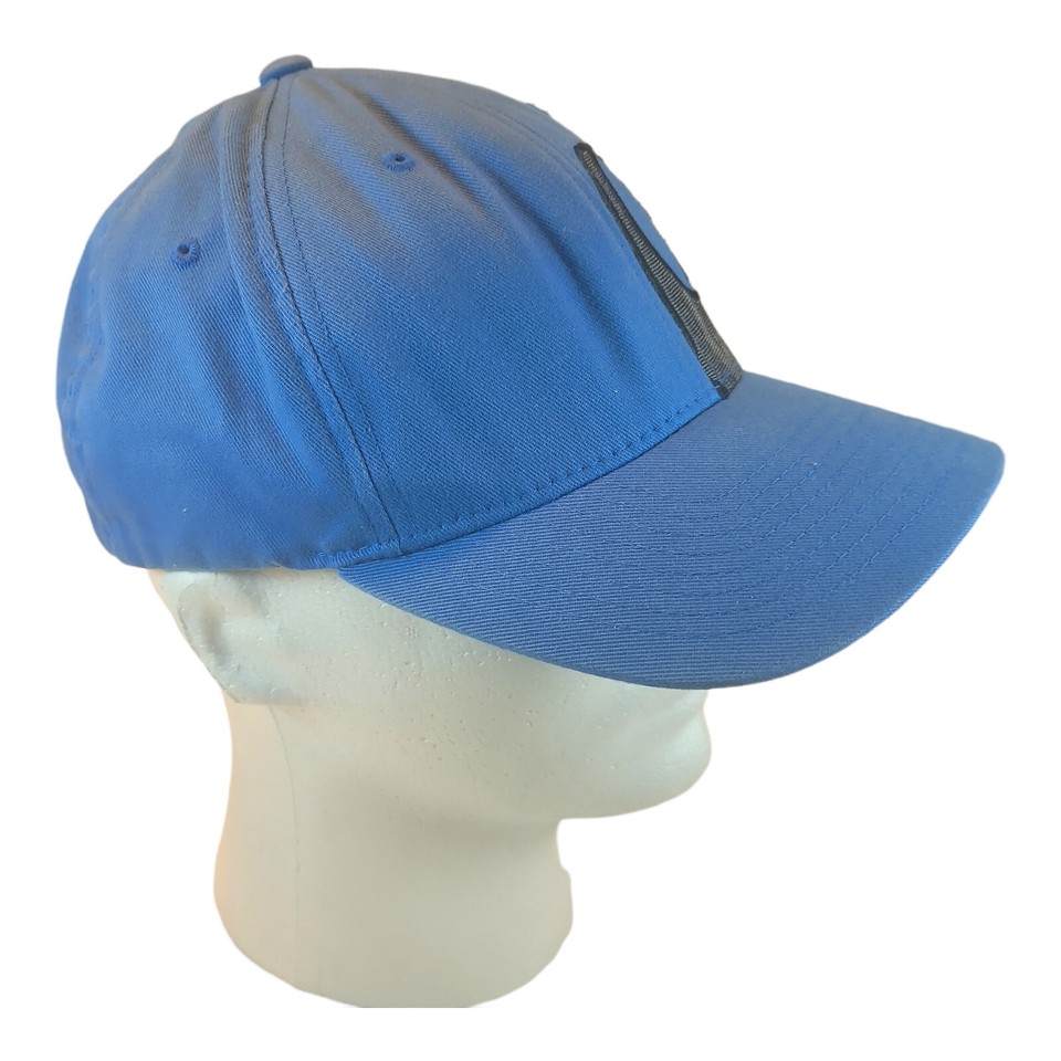 Quicksilver Flexfit Baseball Hat Cap Blue Size S/M Adult | eBay