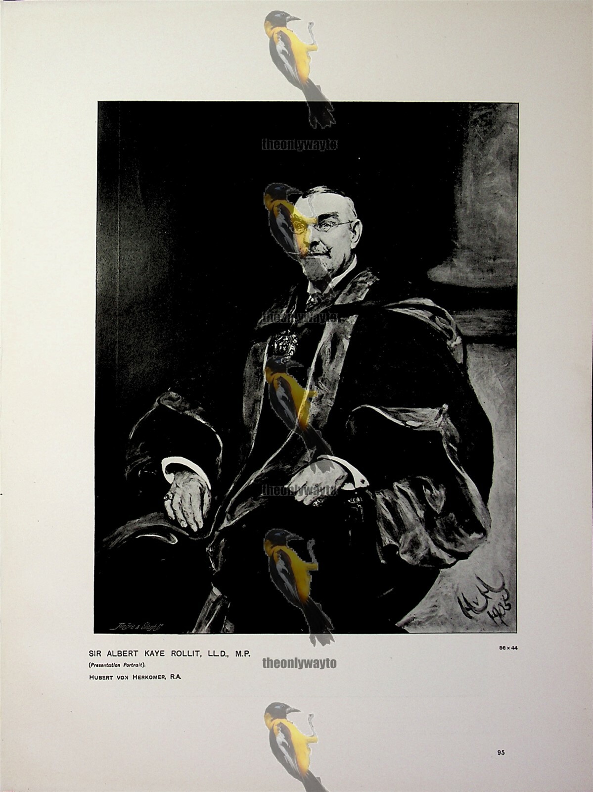 Sir Albert Kaye Rollit, Von Herkomer, Book Illustration (Print), 1905 ...