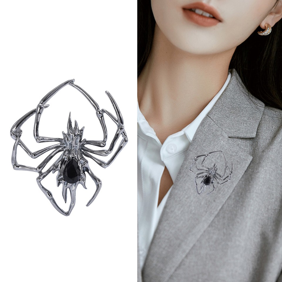 Stylish Brooch for Men Men Suit Lapel Pin Stylish Men's Spider Brooch ...