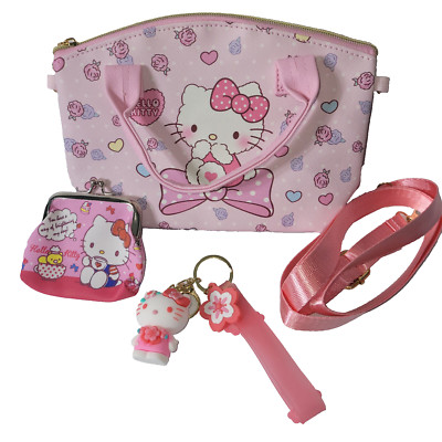 Miniso Hello Kitty Tiny Chum Pink Faux Leather Handbag Shoulderbag ...