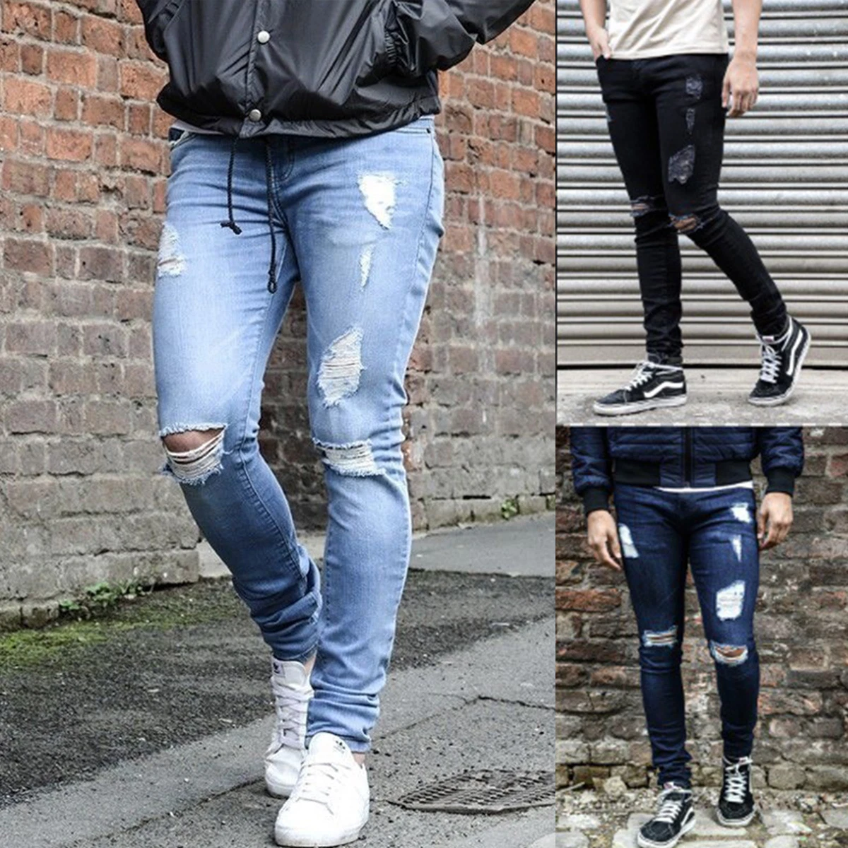 Ripped Skinny Jeans Outfit