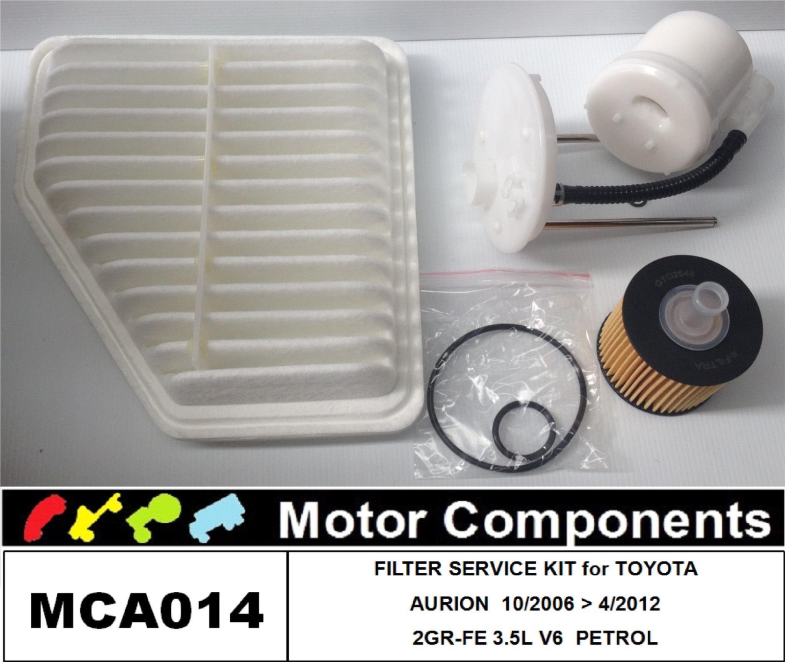 FILTER KIT Oil Air fuel filter for TOYOTA AURION 2GR-FE 3.5L V6 2006>4/ ...