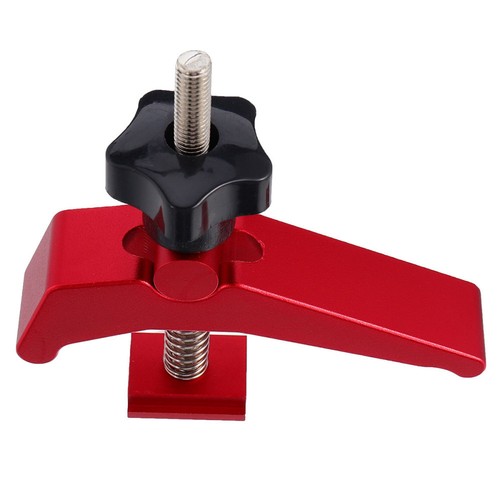 Track Clamp Heavy Duty Clamps Holder Red Woodworking Hold-down Screw | eBay