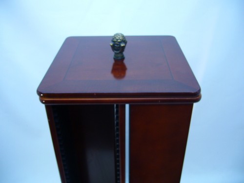 Bombay Company CD Storage Carousel 160 Wooden Media Storage | eBay
