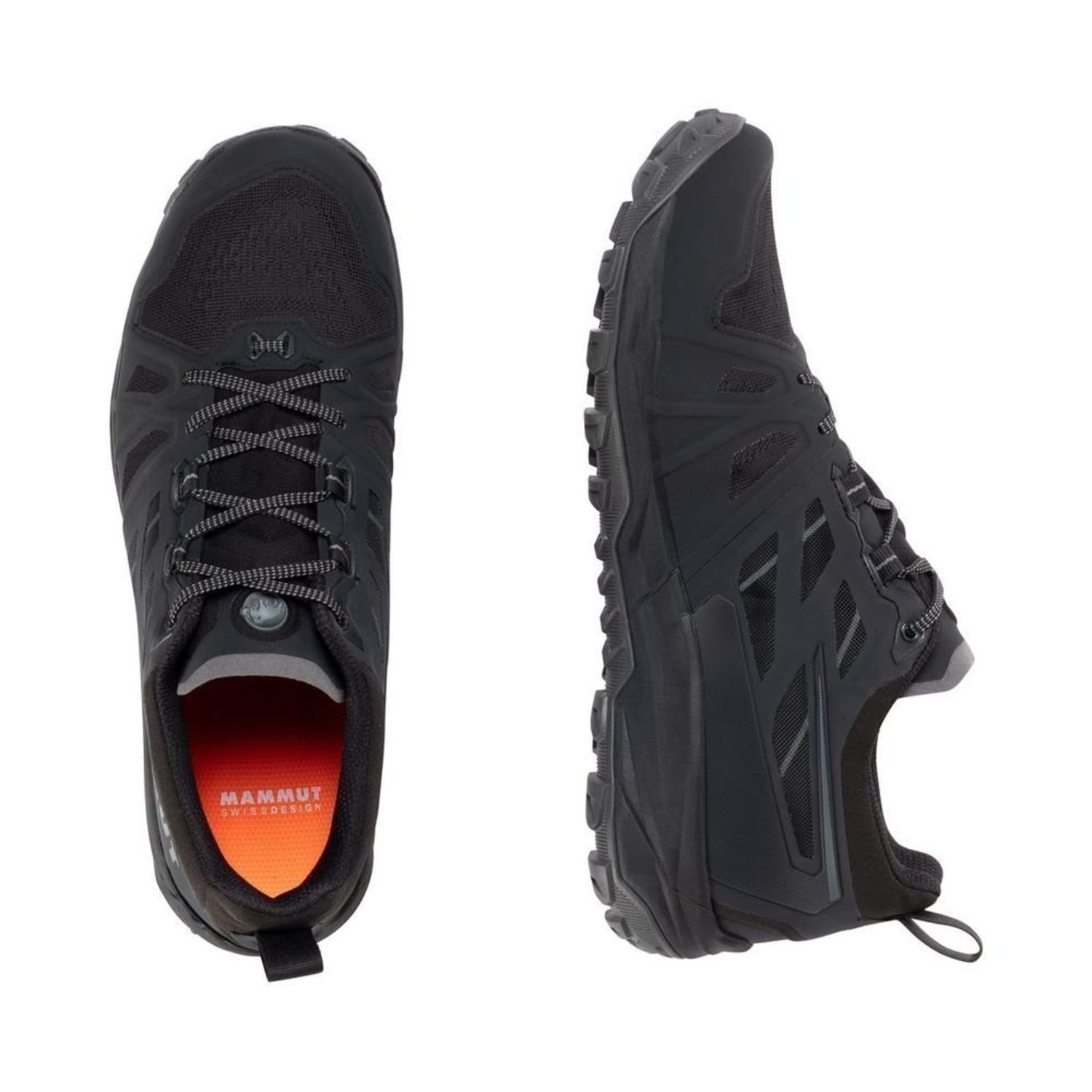 Mammut Saentis Low Black Titanium Shoes Trekking Hiking Trail New 40 41 ...