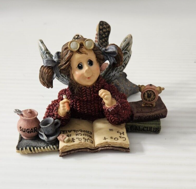 BOYDS WEE FOLKSTONES FAERIES COLLECTION - ESTUDIOUS "CRAM" FAERIEBAUM ...
