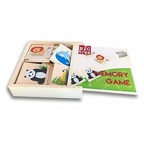 Holz-Memory,18 Tle (Kinderspiel).Hs018 (UK IMPORT) Toy NEW ...